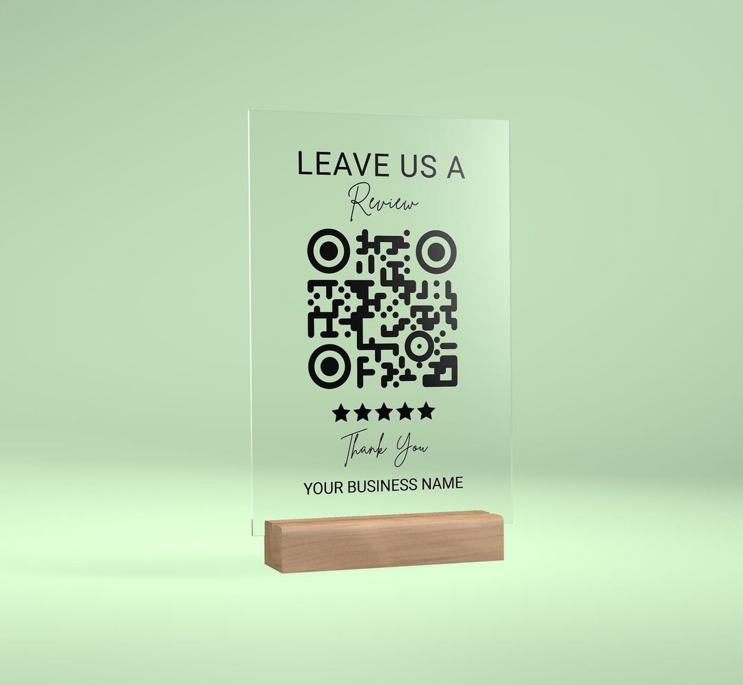 Custom QR Code Sign, Personalized QR Sign, Payment Method Sign, Shop ...