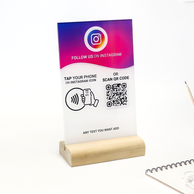 Qr Code Nfc Sticker - Etsy