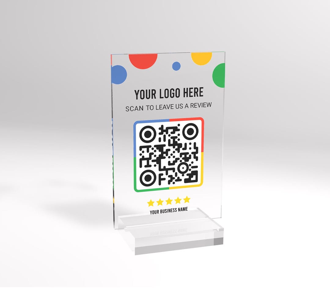 Custom QR Code Display Sign: Salon & Social Media (4x6 Inch) - Etsy
