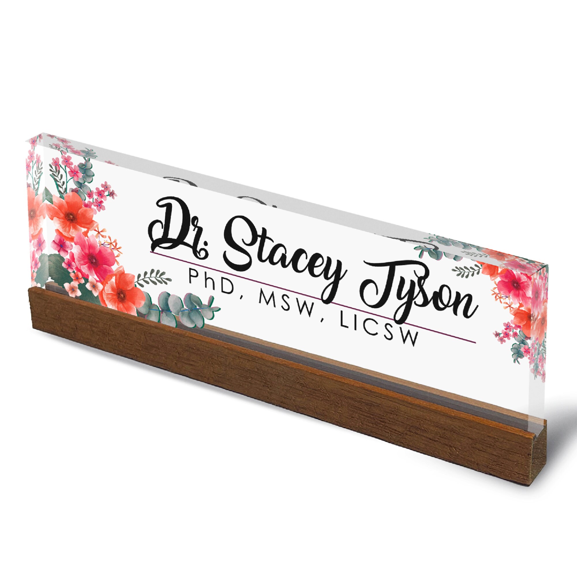 Artblox Office Desk Name Plate Personalized | Custom Door Name Plates ...