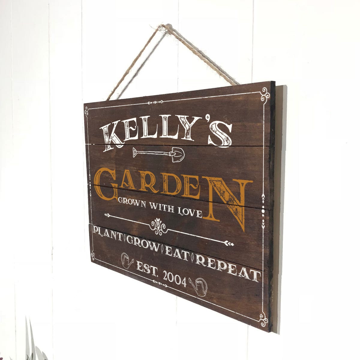 Garden Rustic Tin Sign