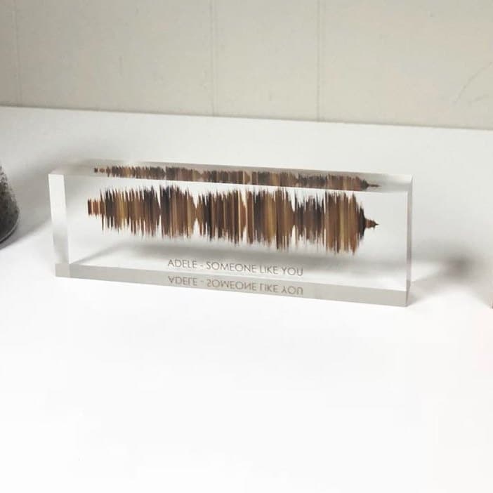 Artblox Soundwave Art With Scannable Qr Code Any Video Voice Recording ...