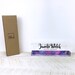 Personalized Desk Name Plate for Office Desk Purple Design on - Etsy