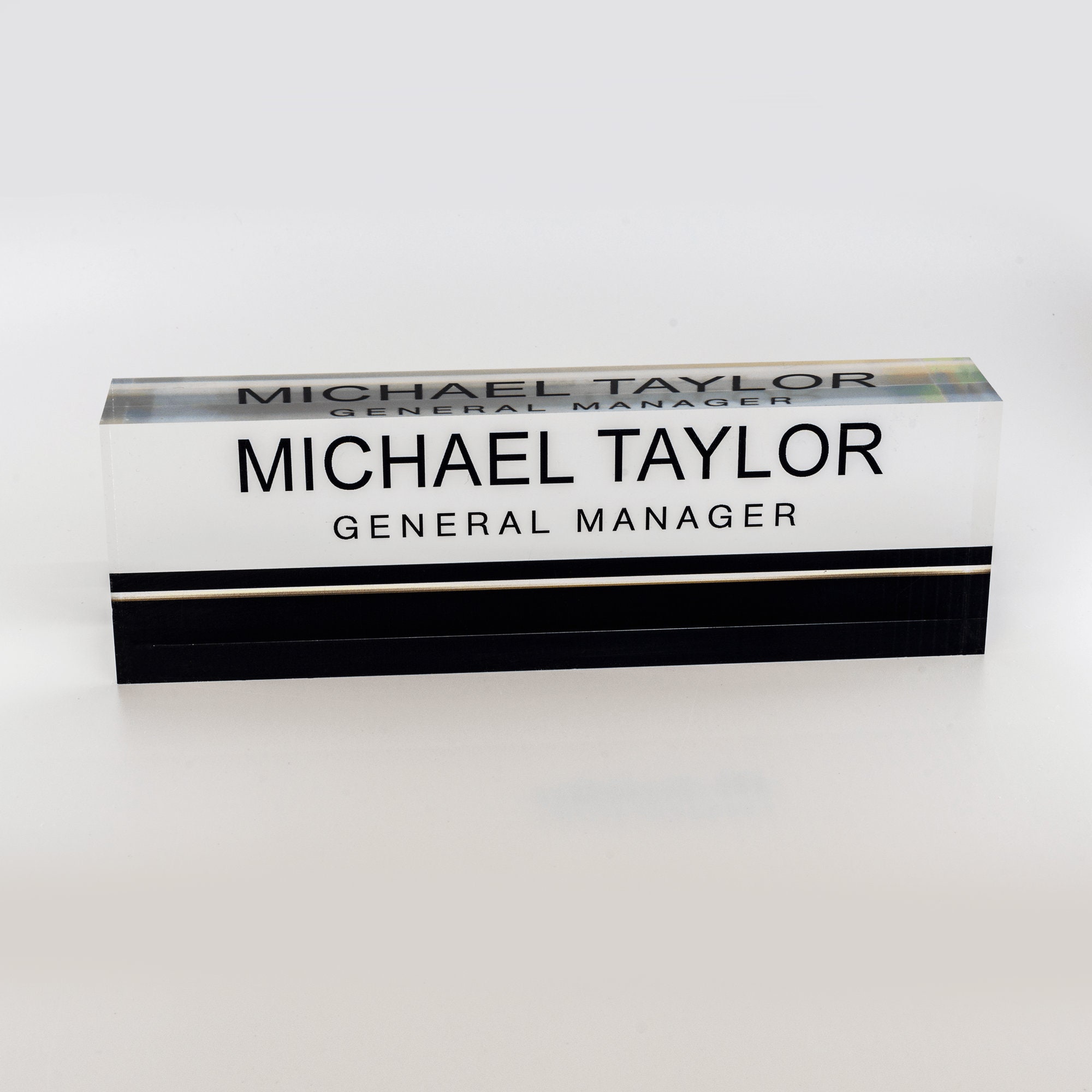Personalized Name Plate for Desk | Custom Office Decor Nameplate Sign ...