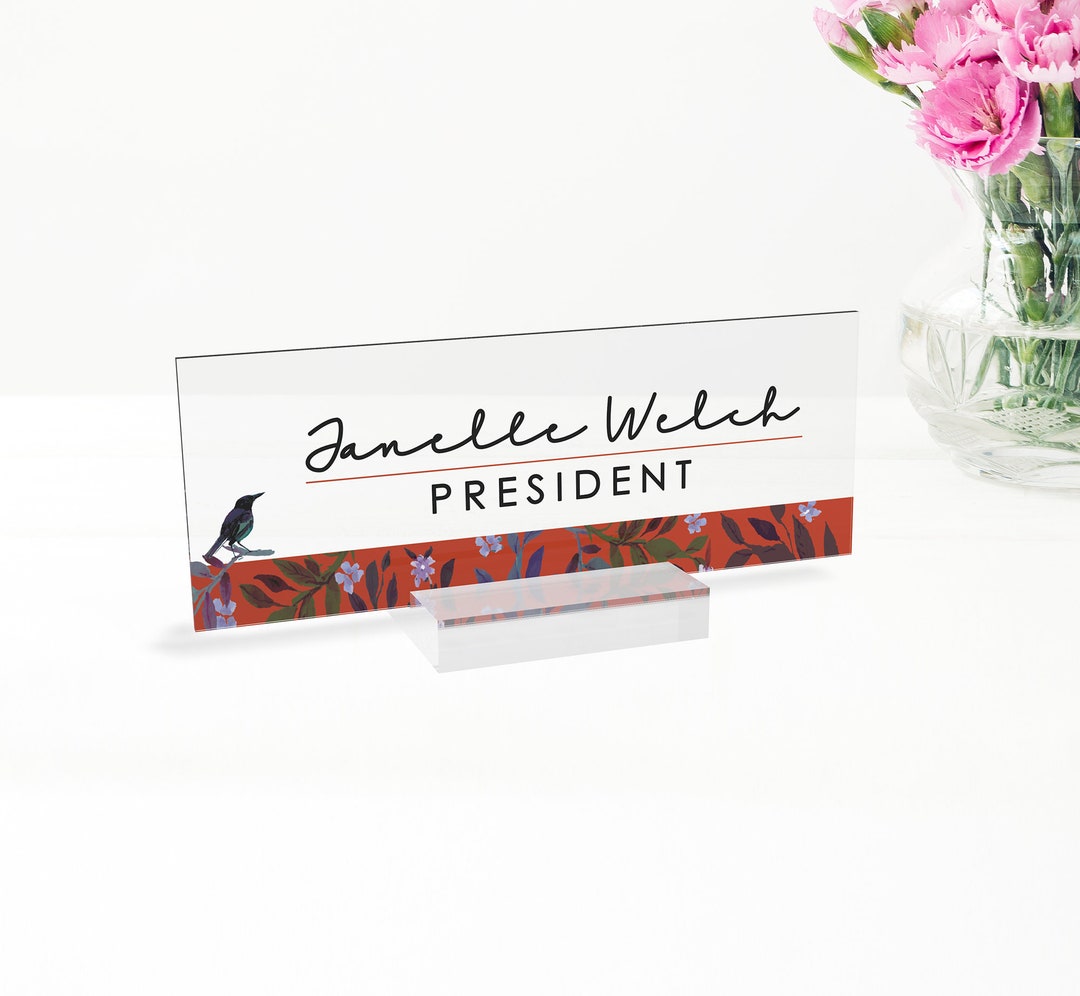 Personalized Graduation Desk Name Plate - Elevate Your Achievement ...