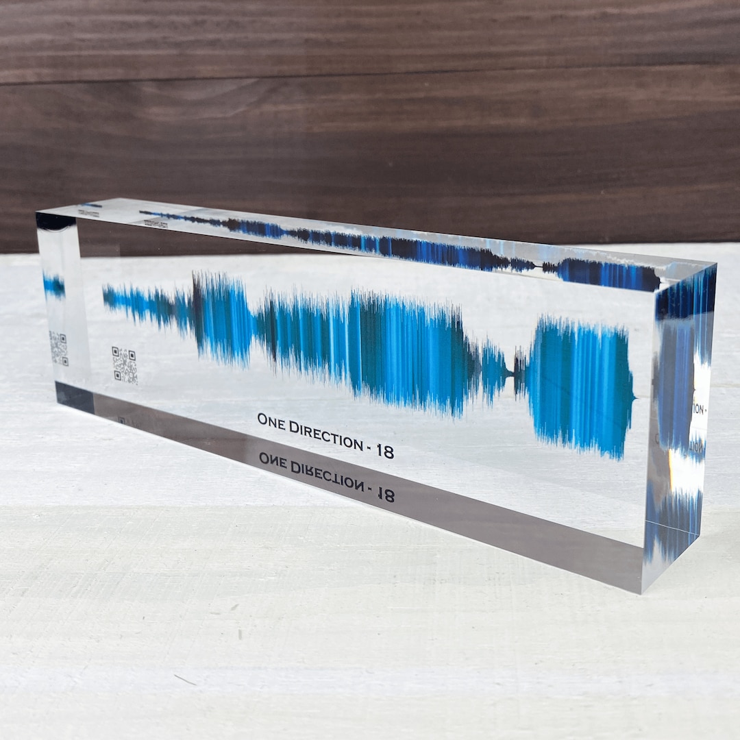 Soundwave Art Customized Gifts Any Personal Recording or - Etsy
