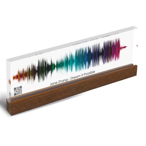 Artblox Soundwave Art With Scannable Qr Code Any Video Voice Recording ...