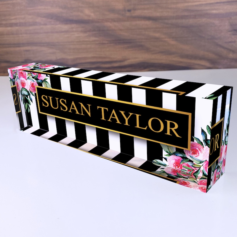 Desk Name Plate - Etsy