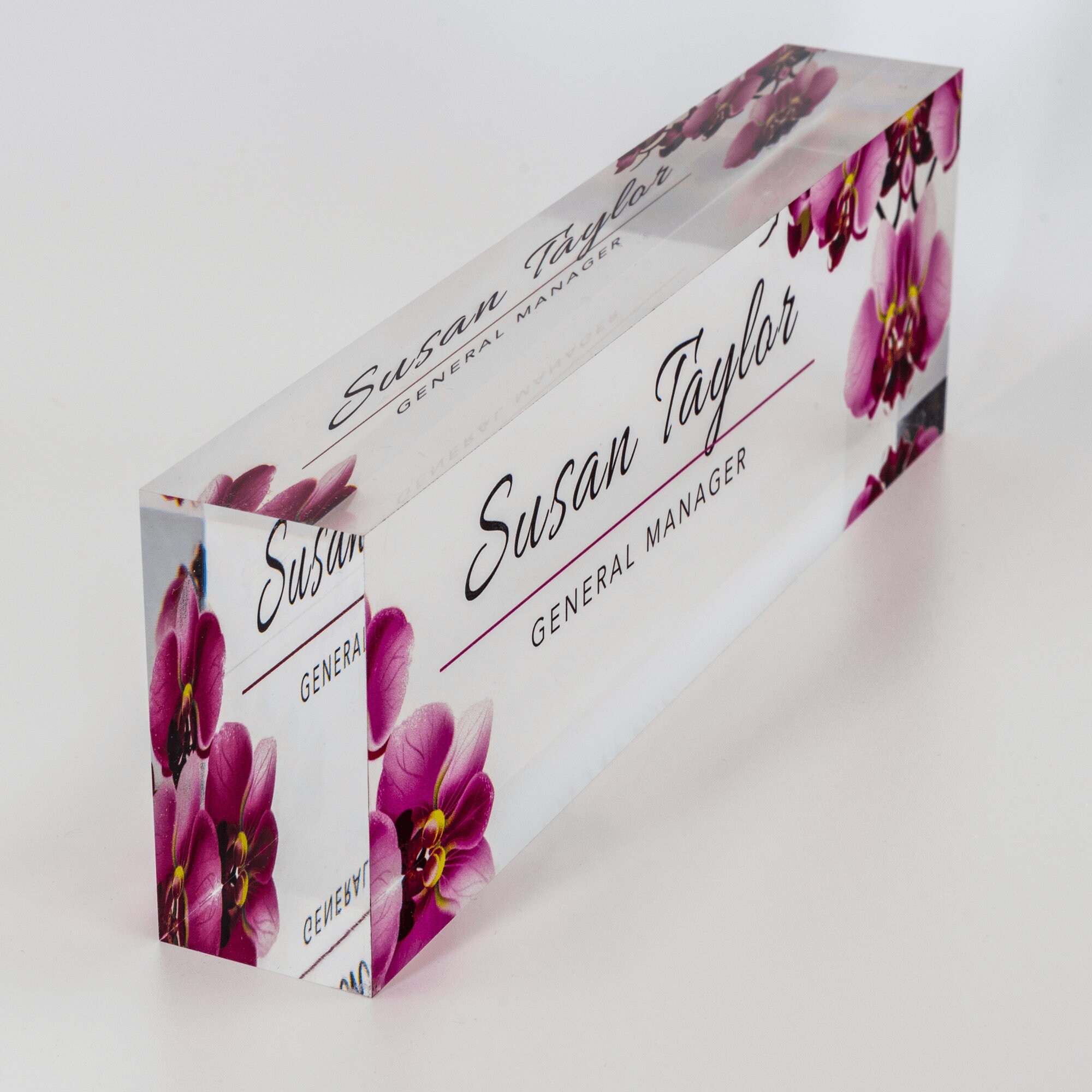 Personalized Name Plate for Desk | Custom Office Decor Nameplate Sign ...