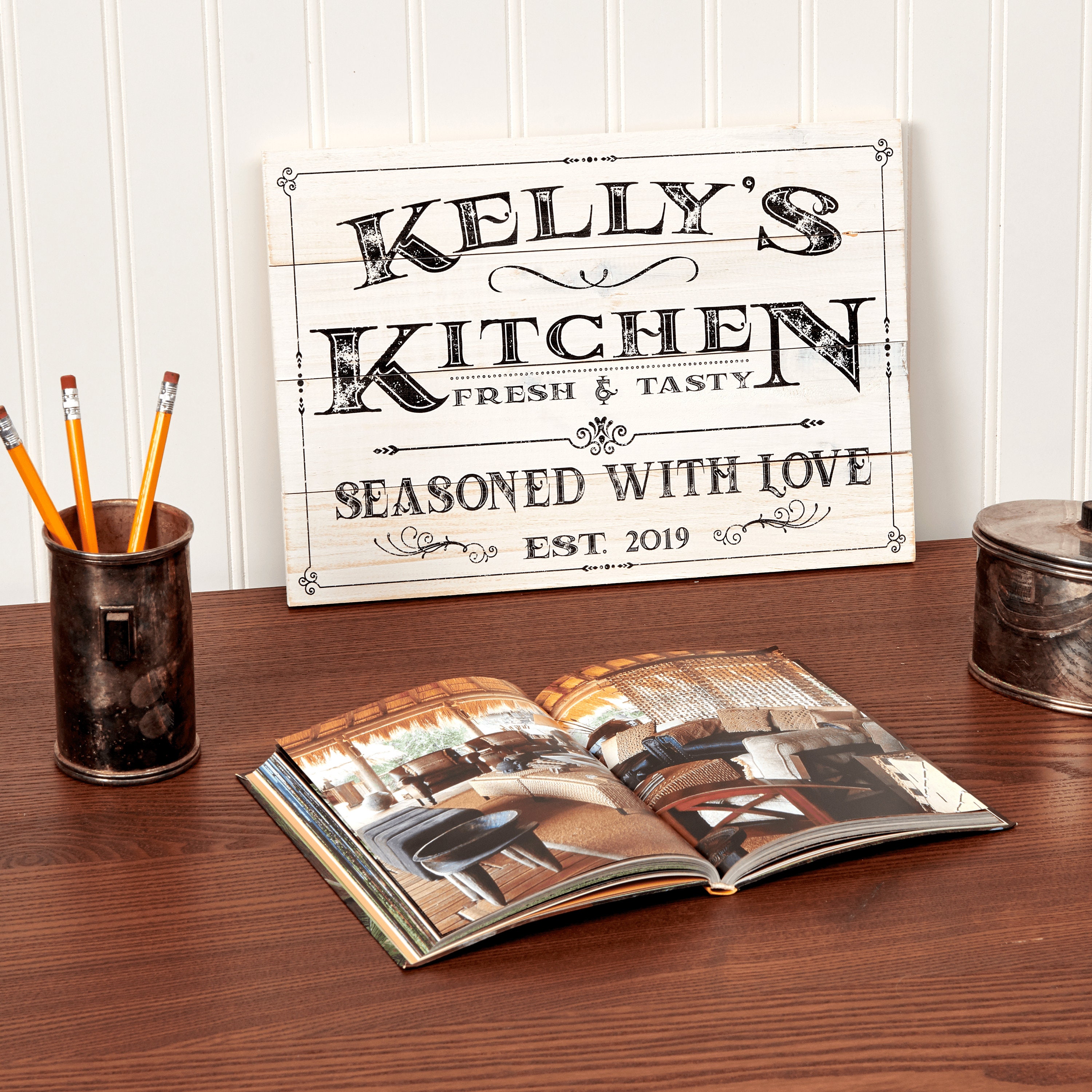 Personalized Wooden Kitchen Signs Wall Decor Farmhouse Last Name personalized-wooden-kitchen-signs-wall-decor-farmhouse-last-name