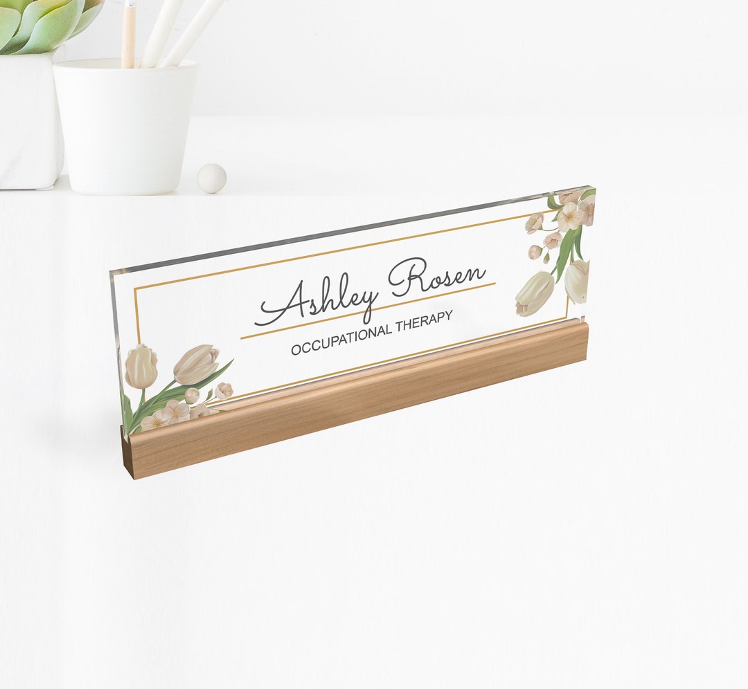 Custom Office Decor | Desk Name Plate Personalized | Personalized Gifts ...