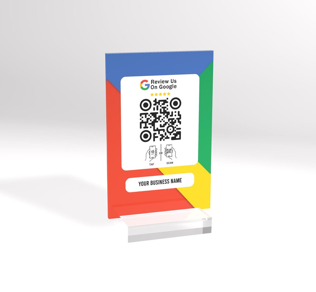 Personalized QR Code Sign: Google Review, Small Business Marketing ...
