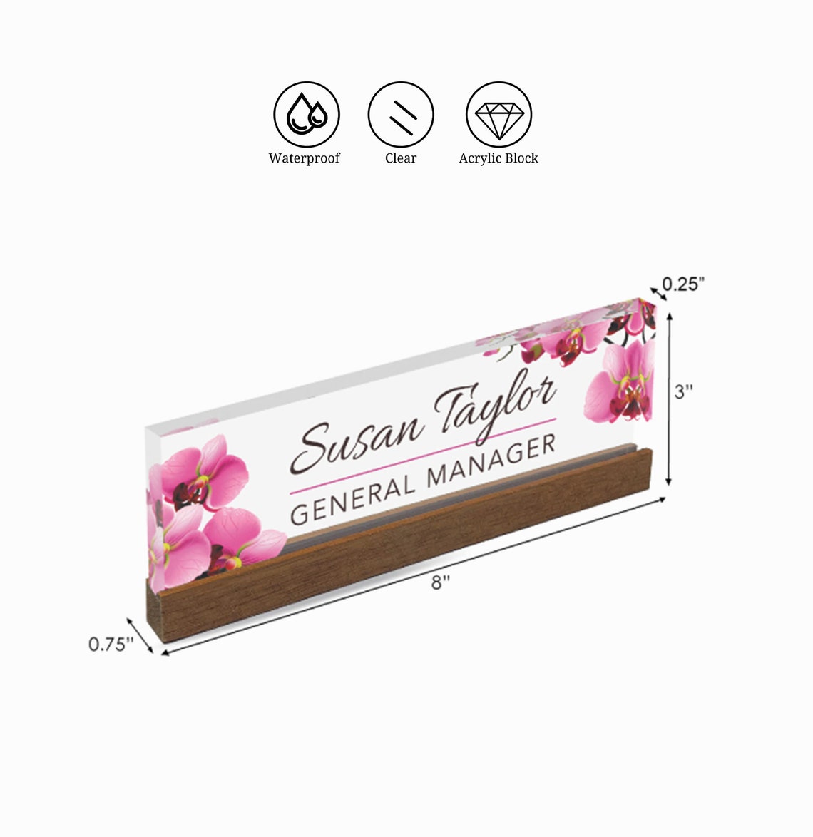 Personalized Graduation Desk Name Plate - Elevate Your Achievement ...