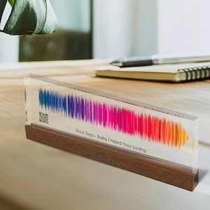 Artblox Soundwave Art With Scannable Qr Code Any Video Voice Recording ...