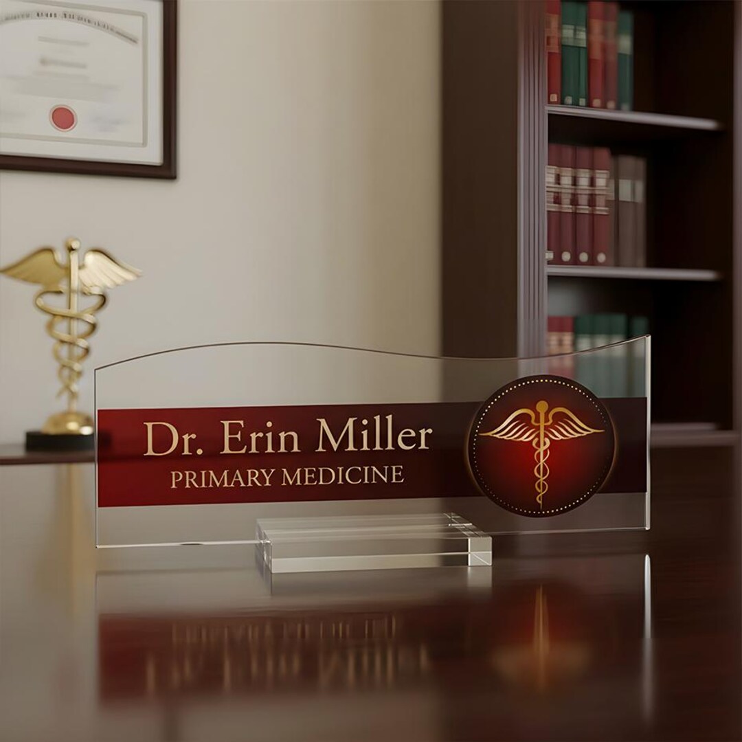 Personalized Desk Name Plate, Desk Name Nurse Sign, Doctor Desk Name ...