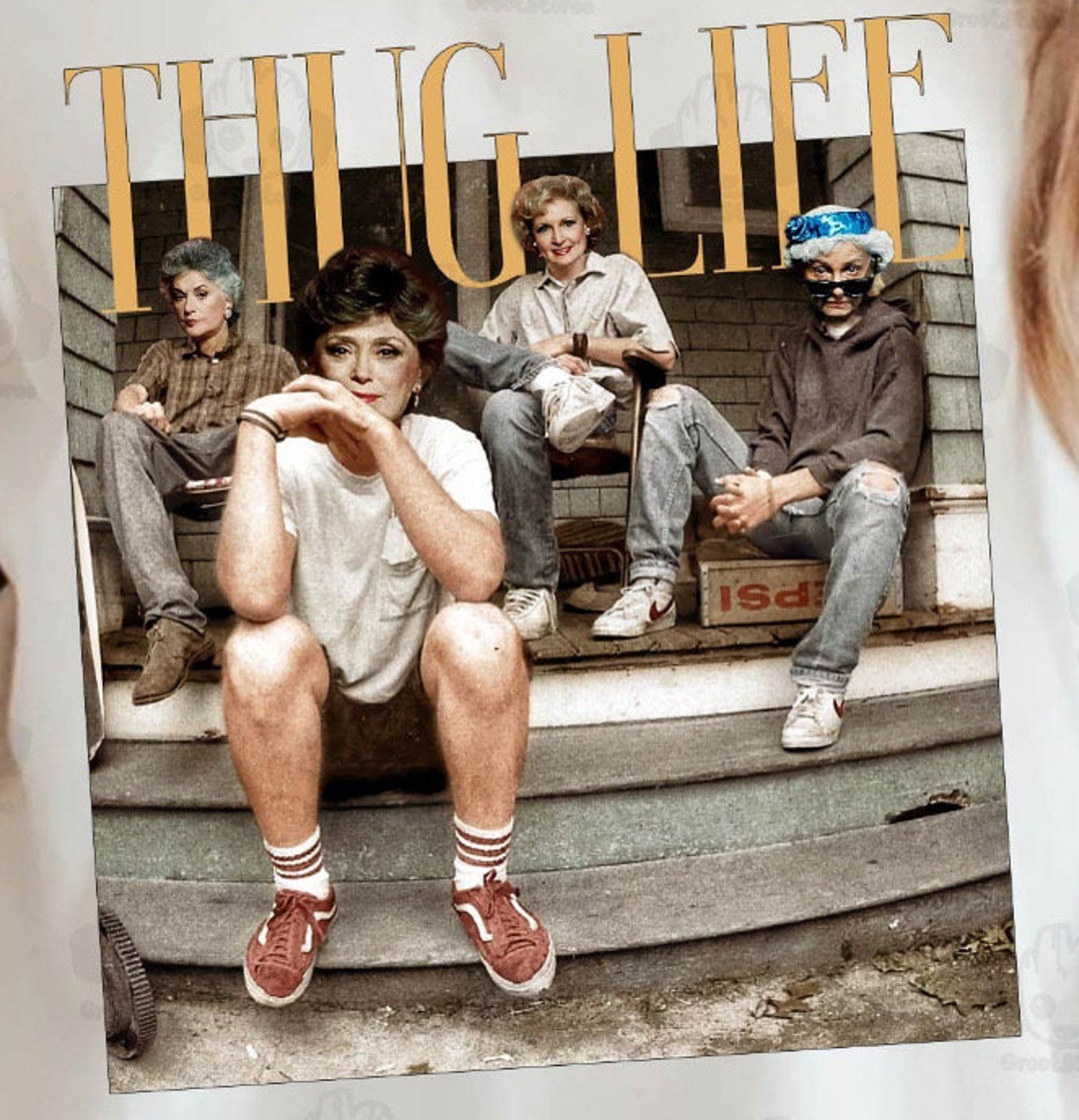 Thug Life Gold Ladies GG DTF Ready to Press - Etsy