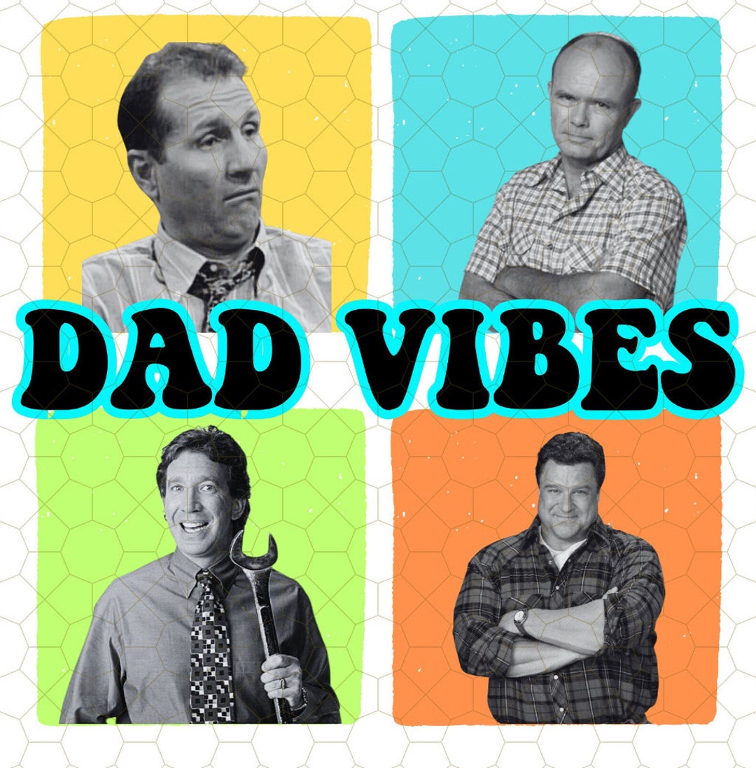 Vintage Dad Vibes DTF Ready to Press - Etsy