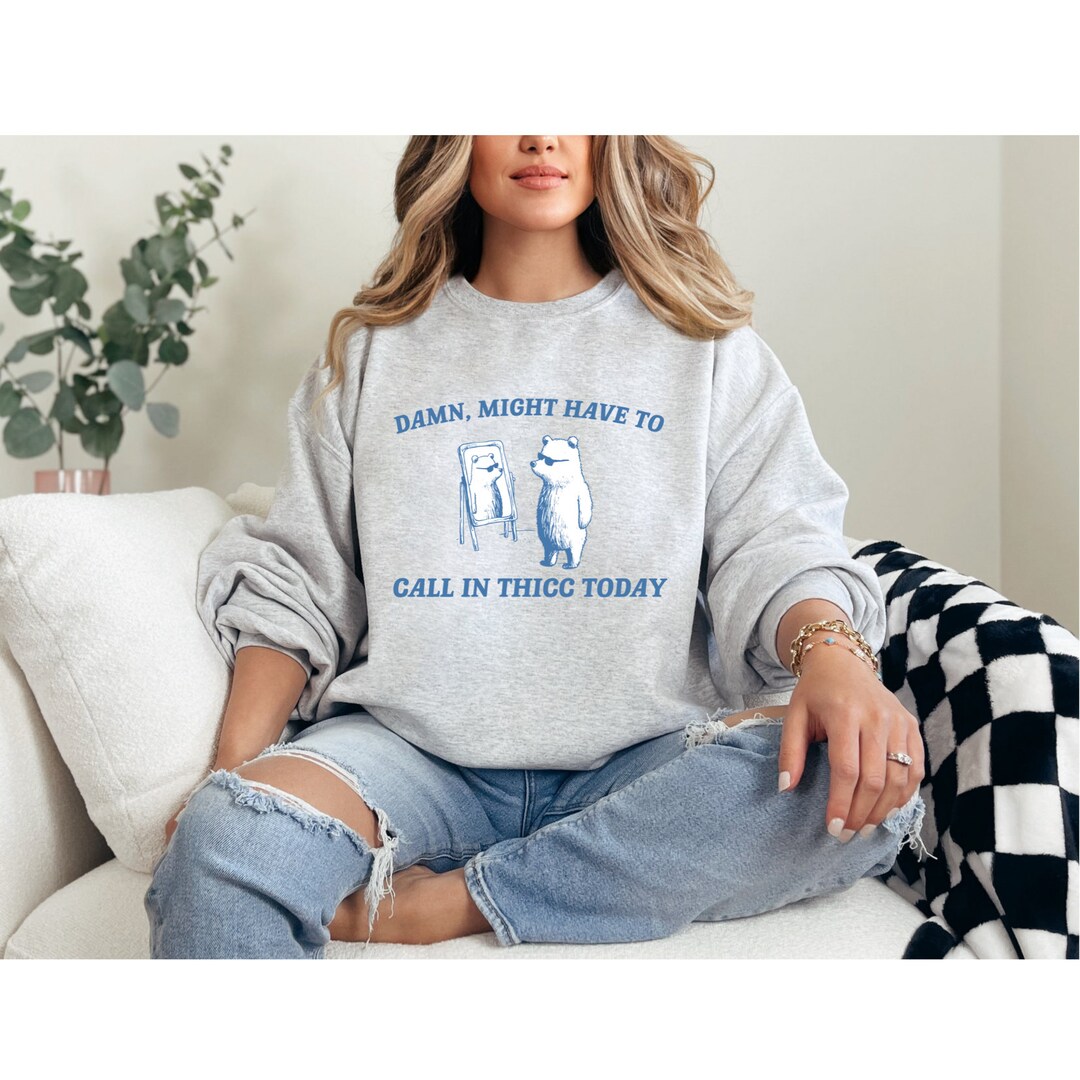 Calling in Thiccc Today DTF Ready to Press - Etsy
