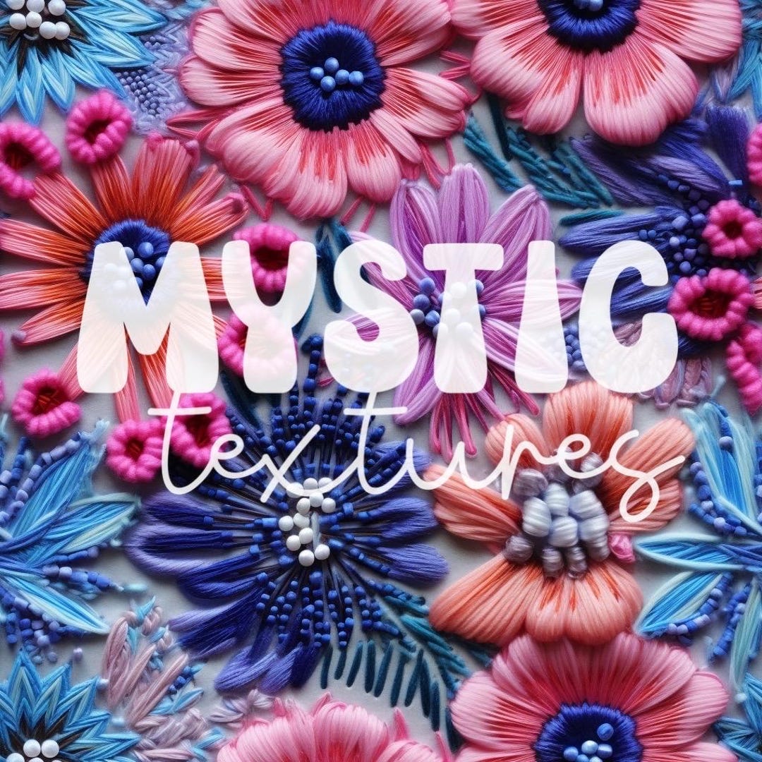 Embroidered Floral Seamless File - Etsy