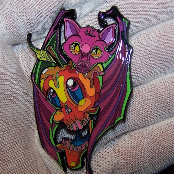 Bat Pin - Etsy