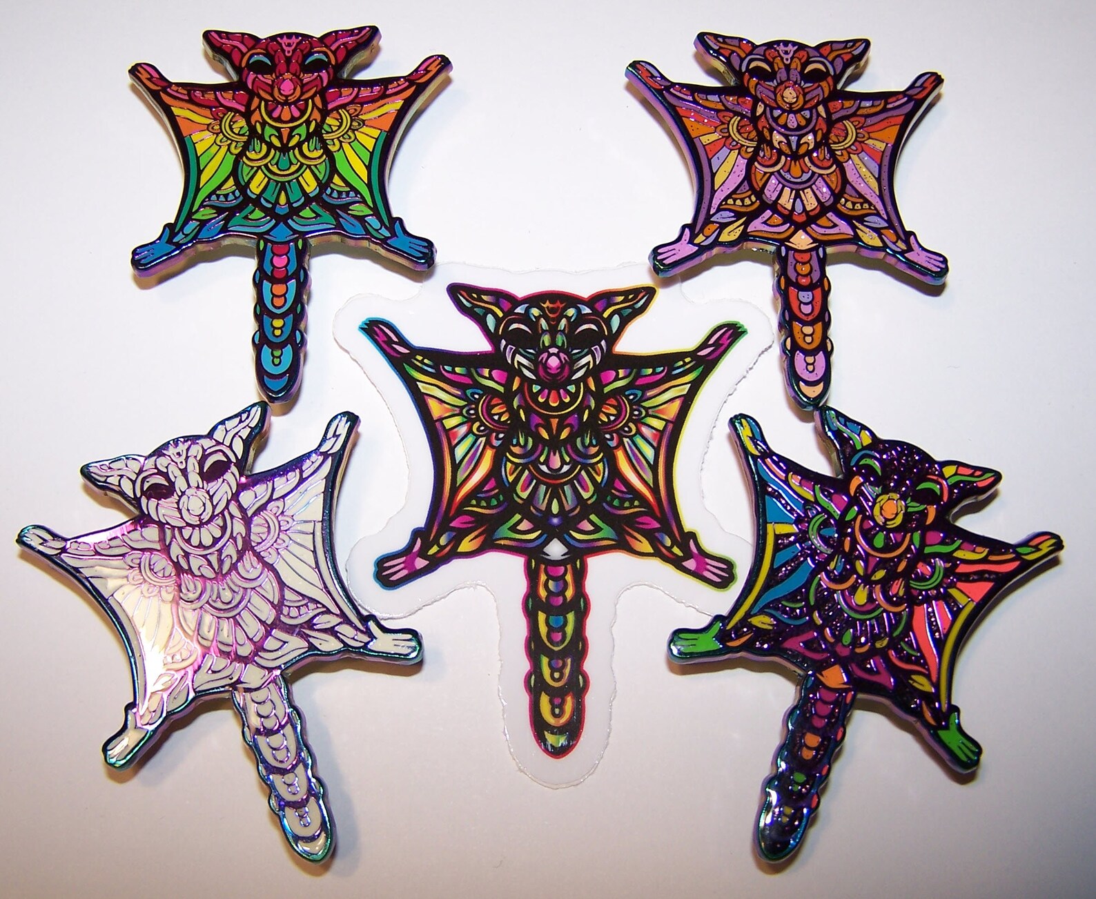 Sugar Glider Pins (4 Variants) Limited Edition Soft Enamel Animal Pins ...