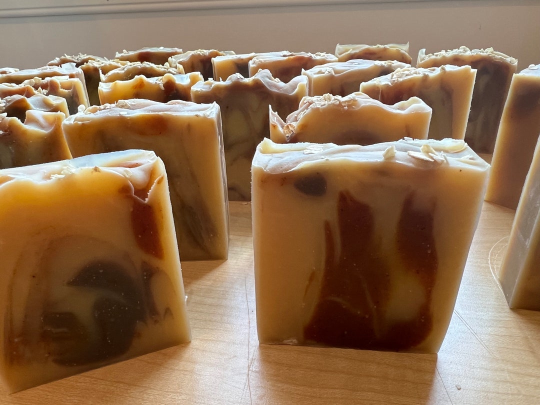 Organic Garlic Oil & Oatmeal Milk Soap. Gift for Men/women - Etsy