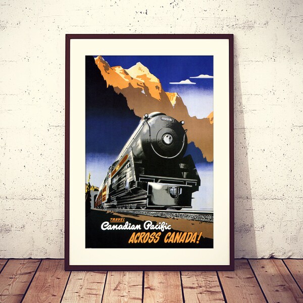 Canada Travel Poster - Etsy Canada