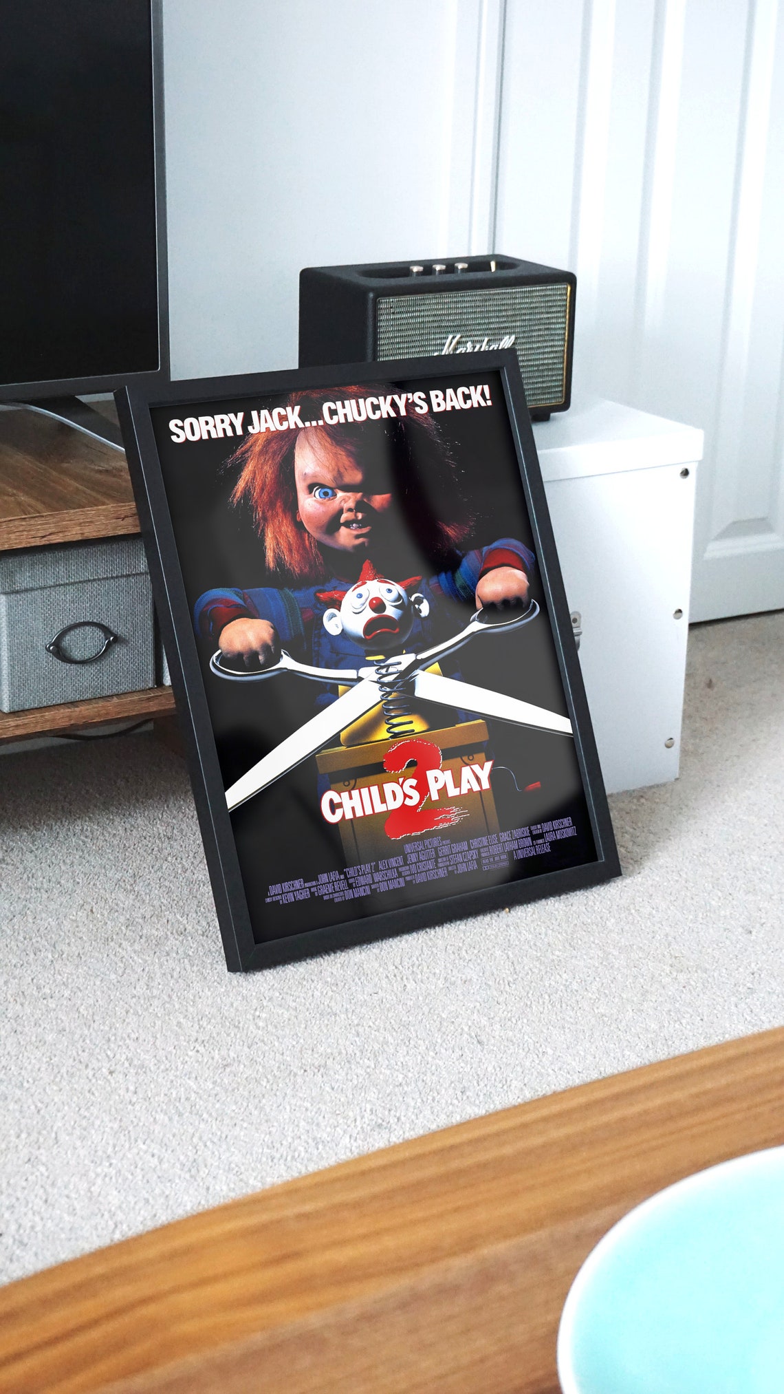 Child's Play 2, 1990 American Horror Film, Digital File Poster Ready to ...