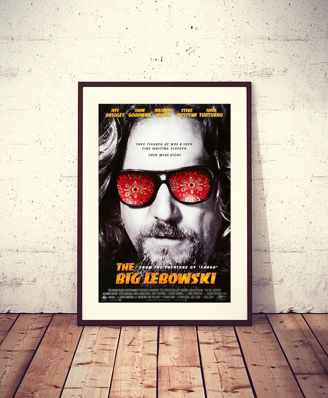 The Big Lebowski, Original Poster From 1998 Crime Comedy Film, Digital ...