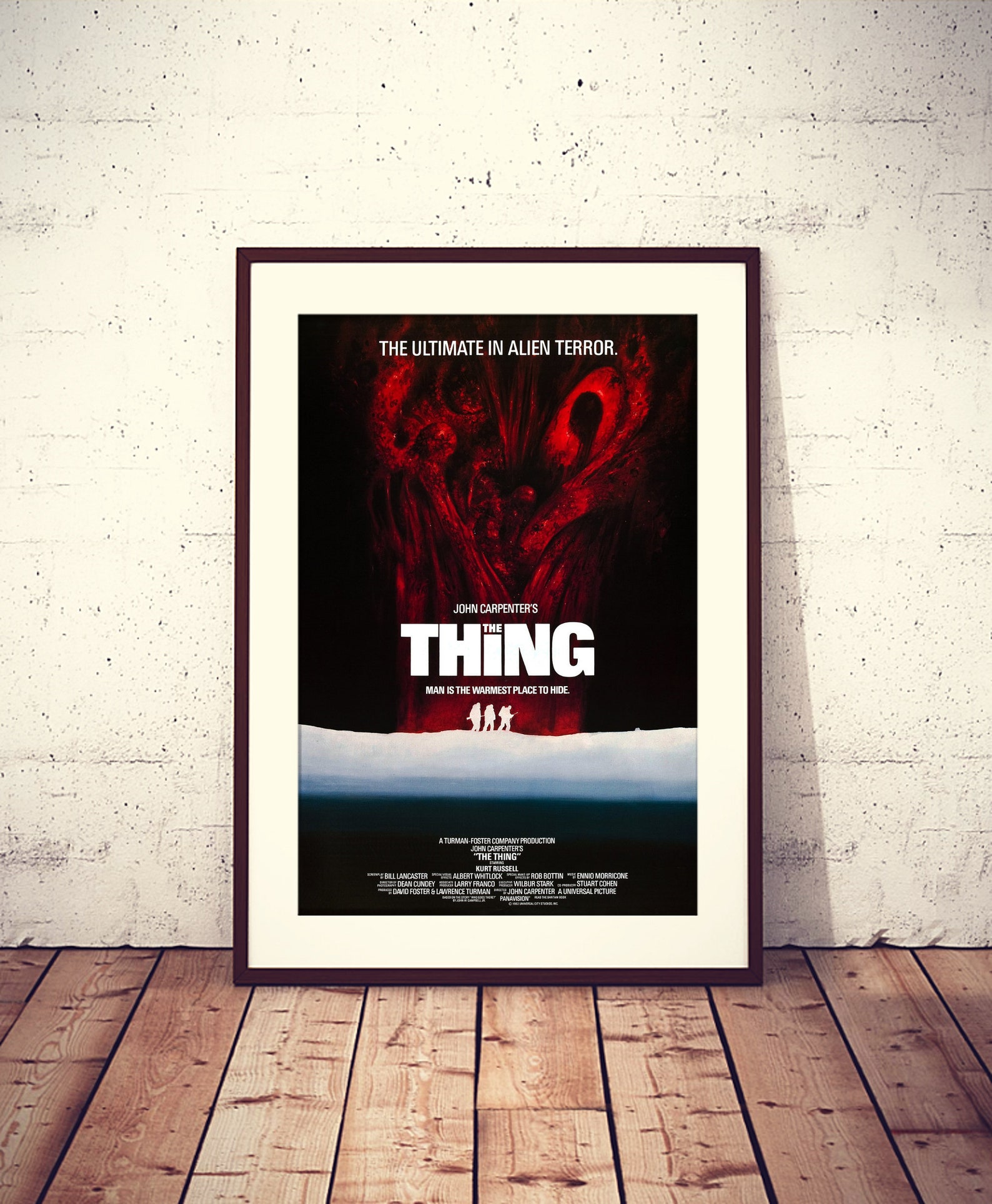 The Thing digital poster 1982 science fiction horror film | Etsy