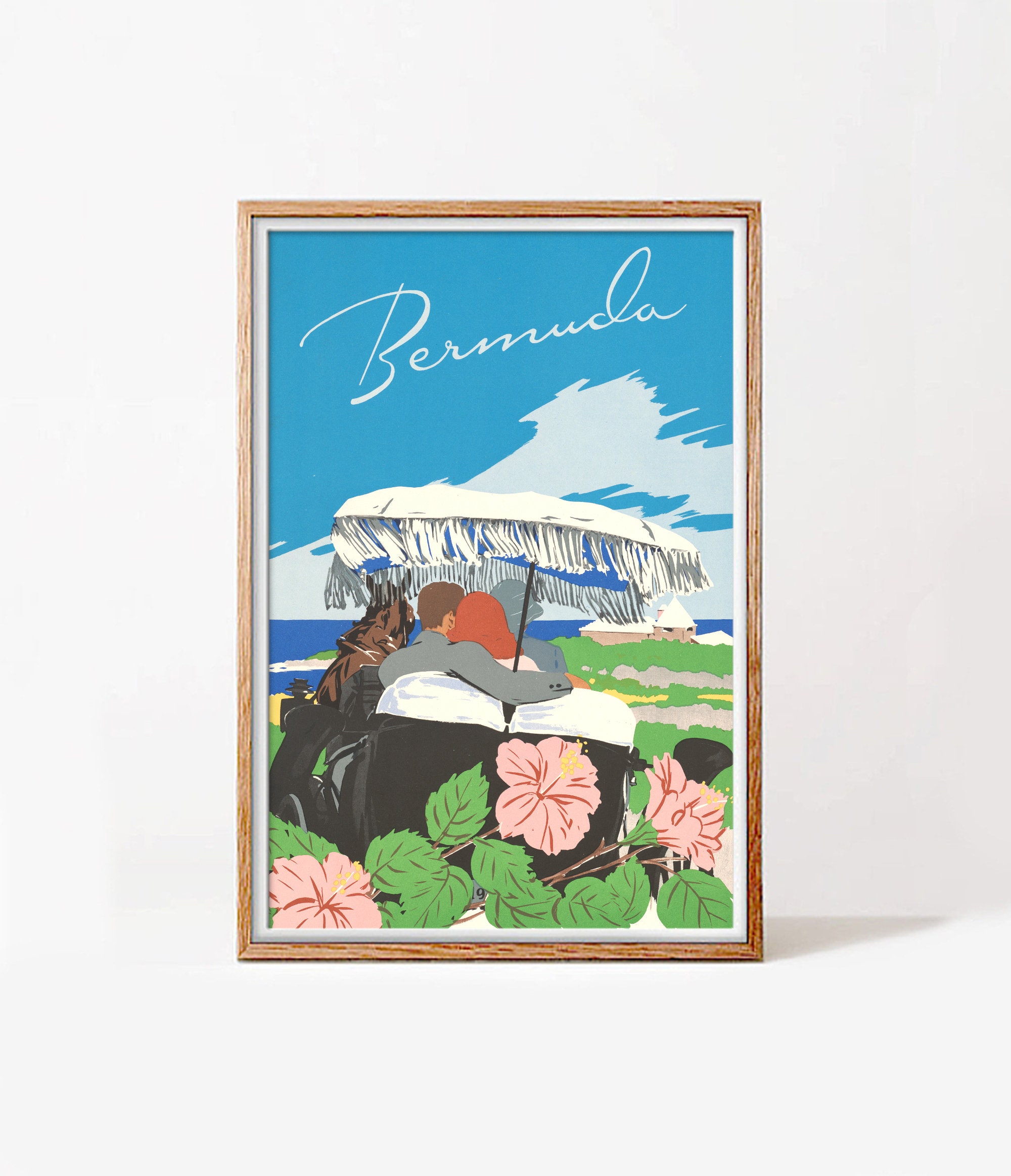 Bermuda digital poster instant download printable HQ file | Etsy