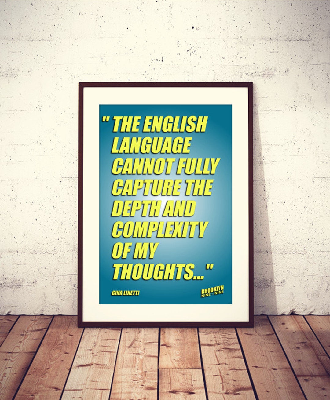 5 Brooklyn Nine Nine Quotes Posters, Digital Posters, Tv Series Quotes ...