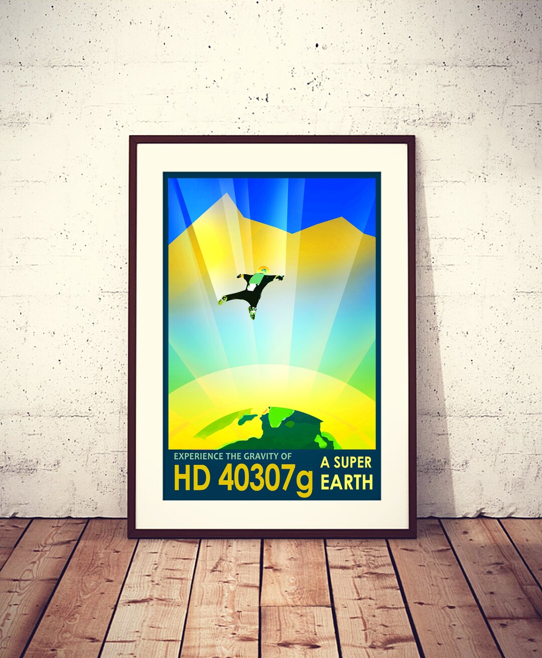 Super Earth Hd40307g Exoplanet Poster: NASA Illustration (digital File ...