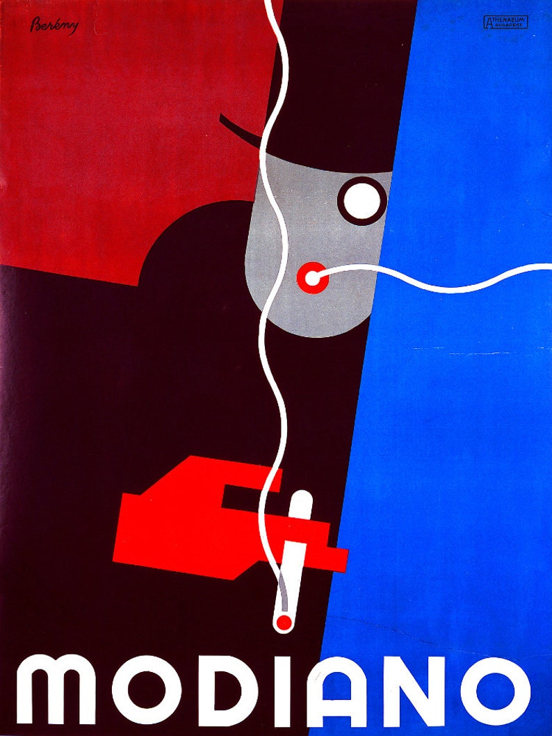 Modiano Original Digital Poster Download & Print Instantly | Etsy