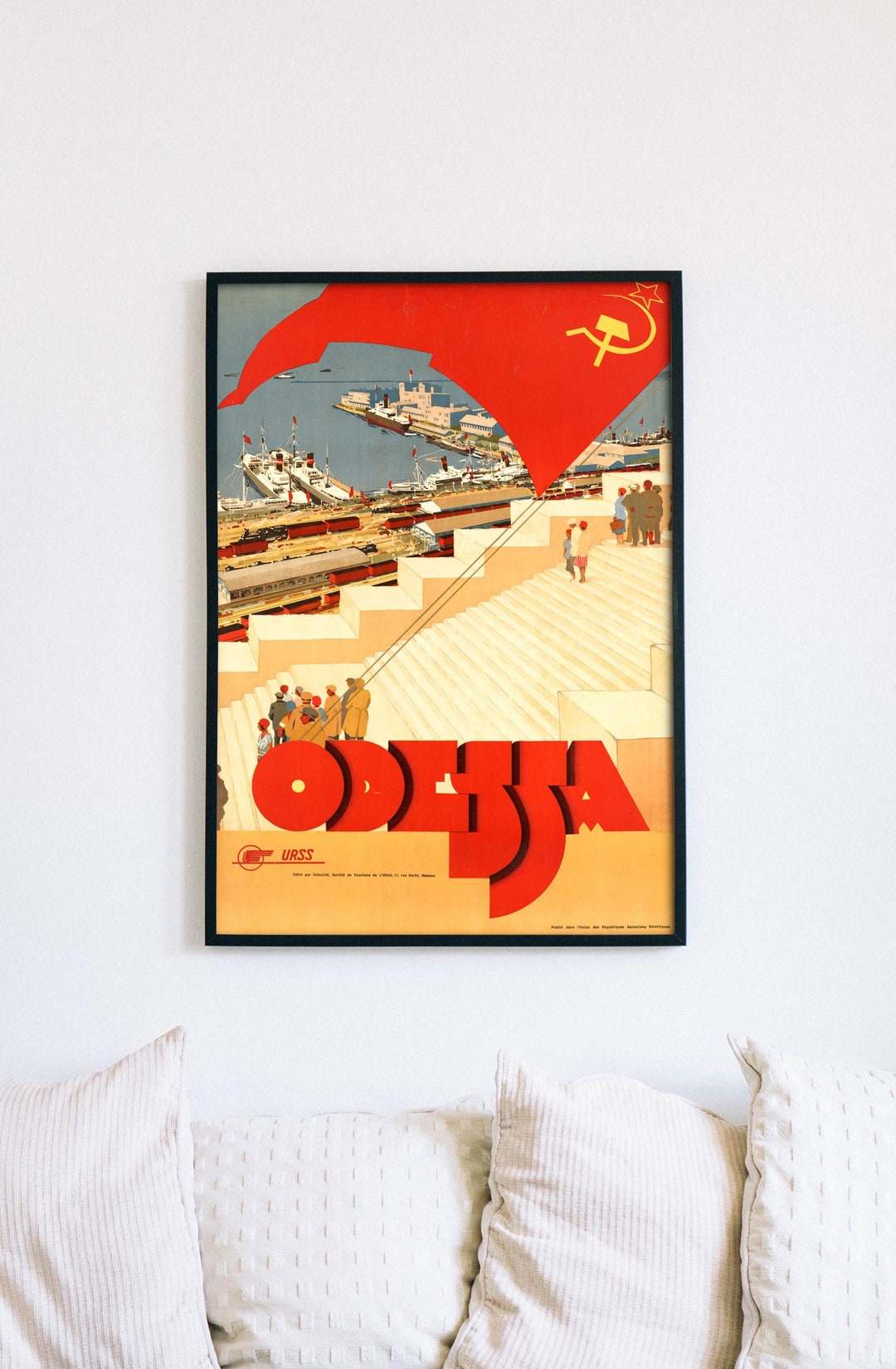 Odessa, 1924 Soviet Era Poster, Digital File Ready to DOWNLOAD & PRINT ...
