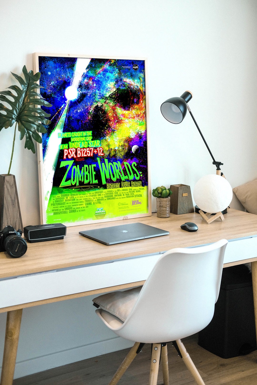 Zombie Worlds, Nasa Artwork, Digital File Poster Ready to DOWNLOAD ...
