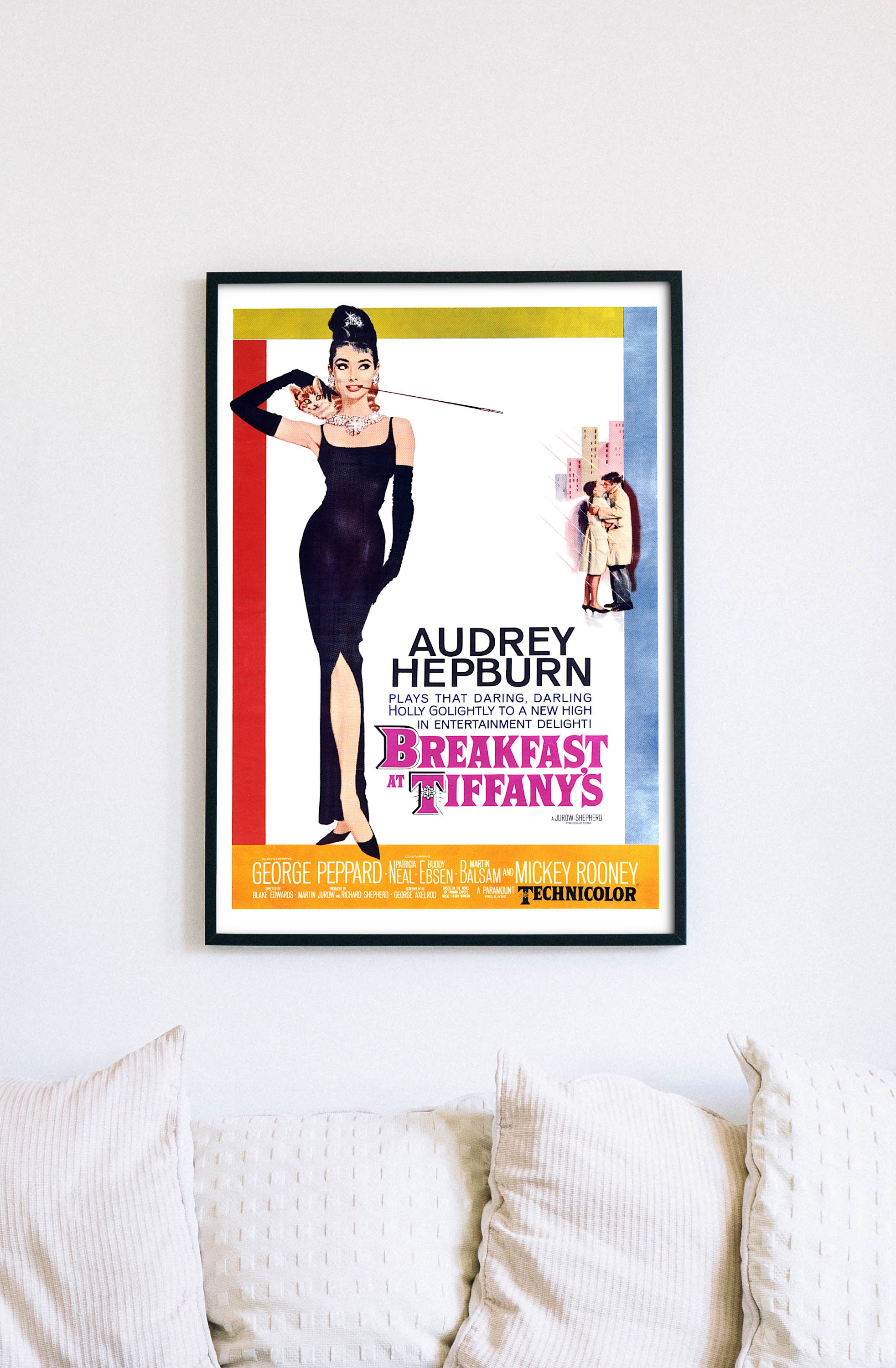 Breakfast at Tiffany's, 1961 American Romantic Comedy Film Poster sold ...
