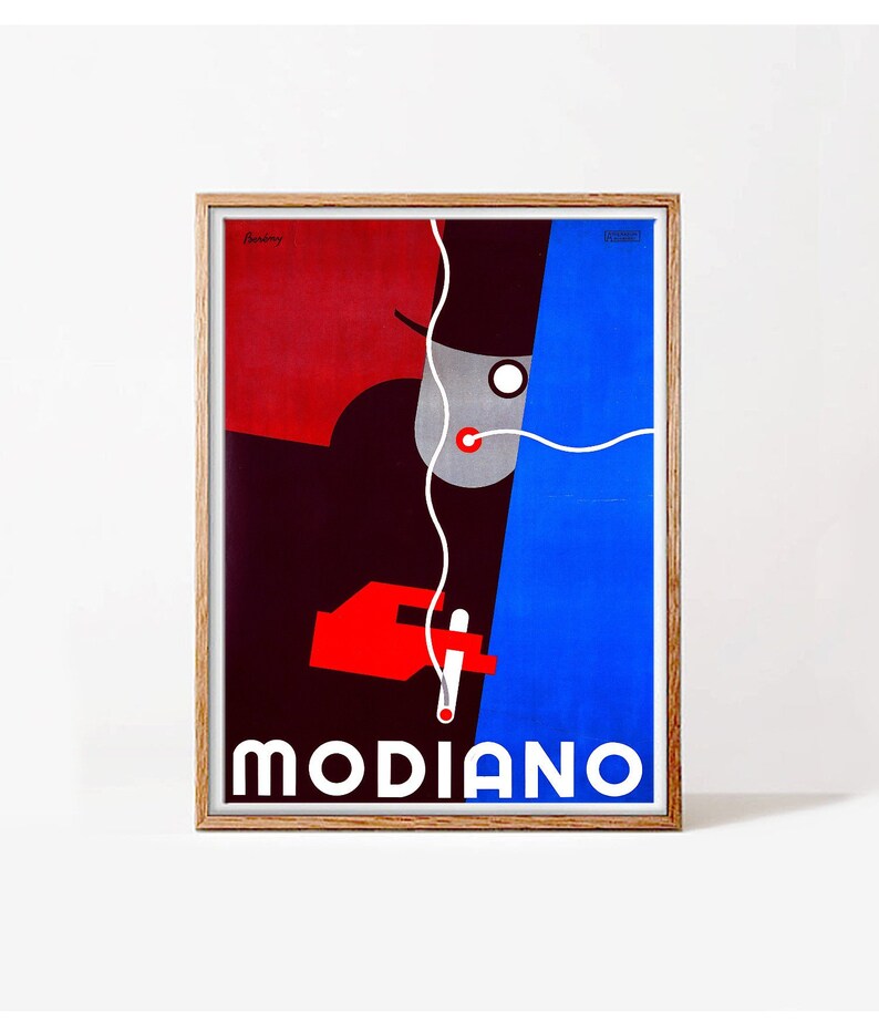 Modiano Original Digital Poster Download & Print Instantly | Etsy