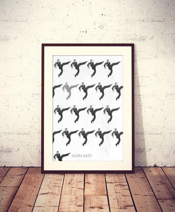 Alvin Ailey 1986 American Dance Theater Original Poster HQ | Etsy