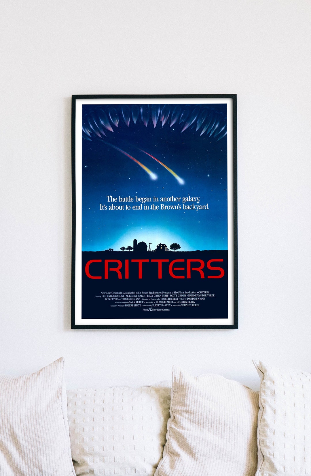 Critters, 1986 amerikanische Science-Fiction-Komödie Horrorfilm ...