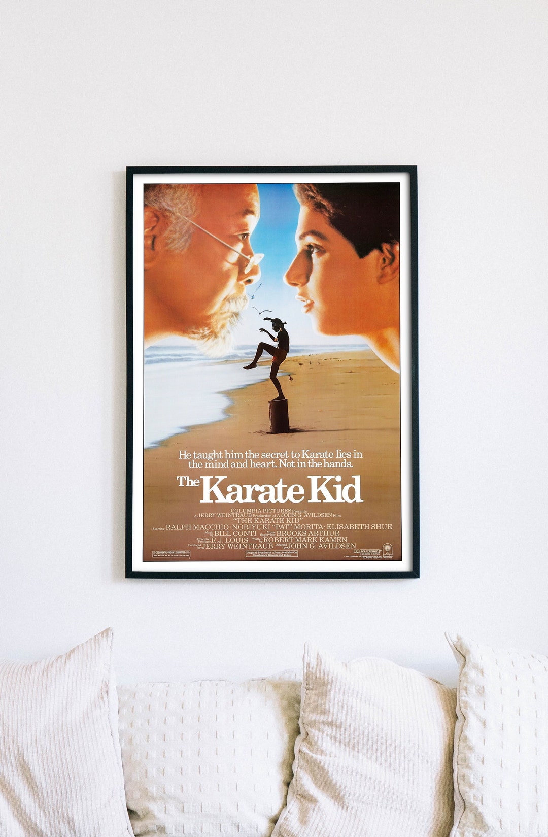 The Karate Kid, 1984 American Martial Arts Drama Film, Digital Poster ...