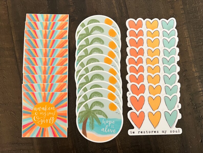 Hope is Alive, Awaken Sticker, He Restores My Soul, Vinyl Stickers ...