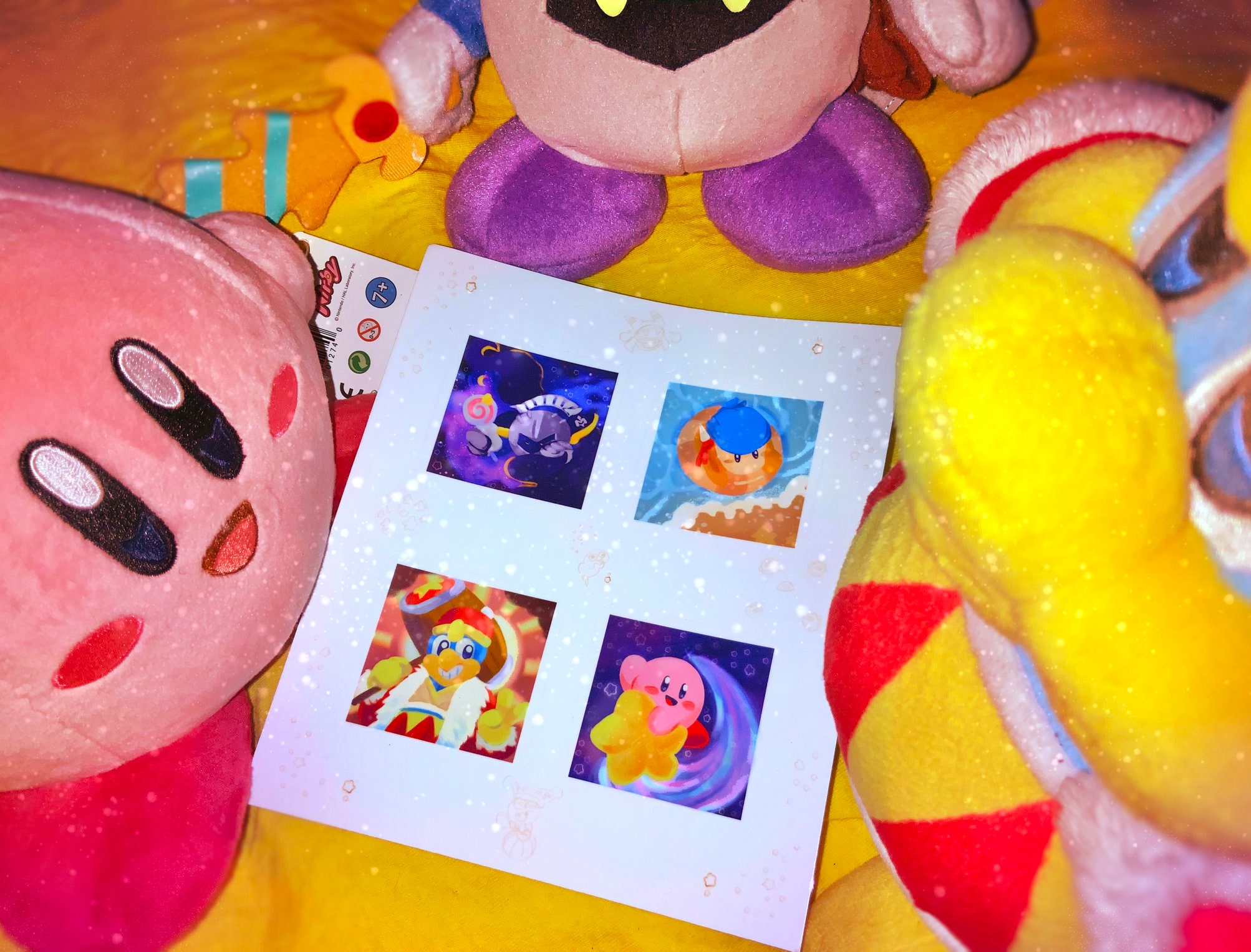 2.5 Vinyl Kirby Stickers Kirby Meta Knight Bandana Dee | Etsy