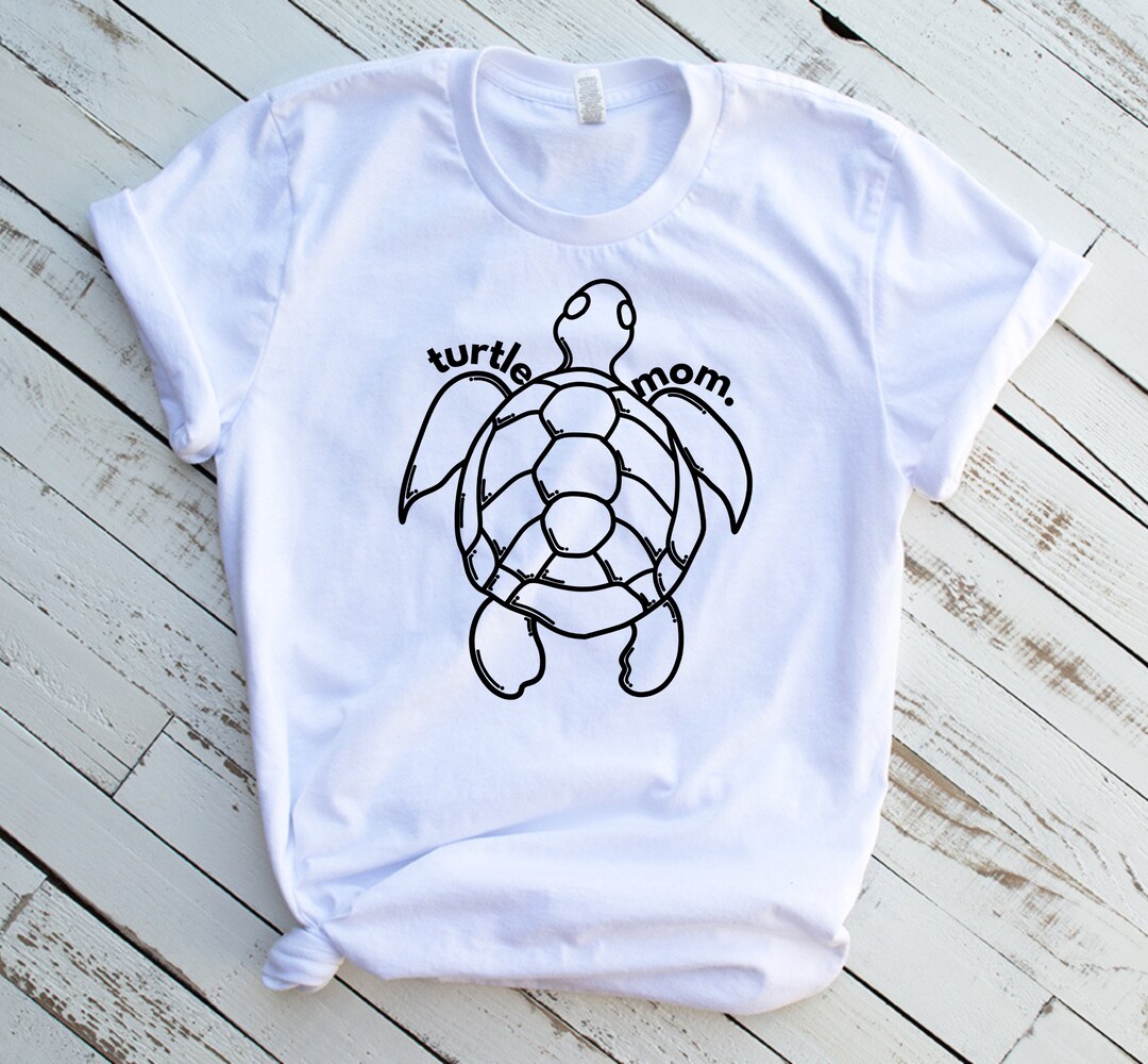 Turtle Mom T-shirt, Turtle Gift, Vacation Shirt, Turtle Lover, Zoology ...