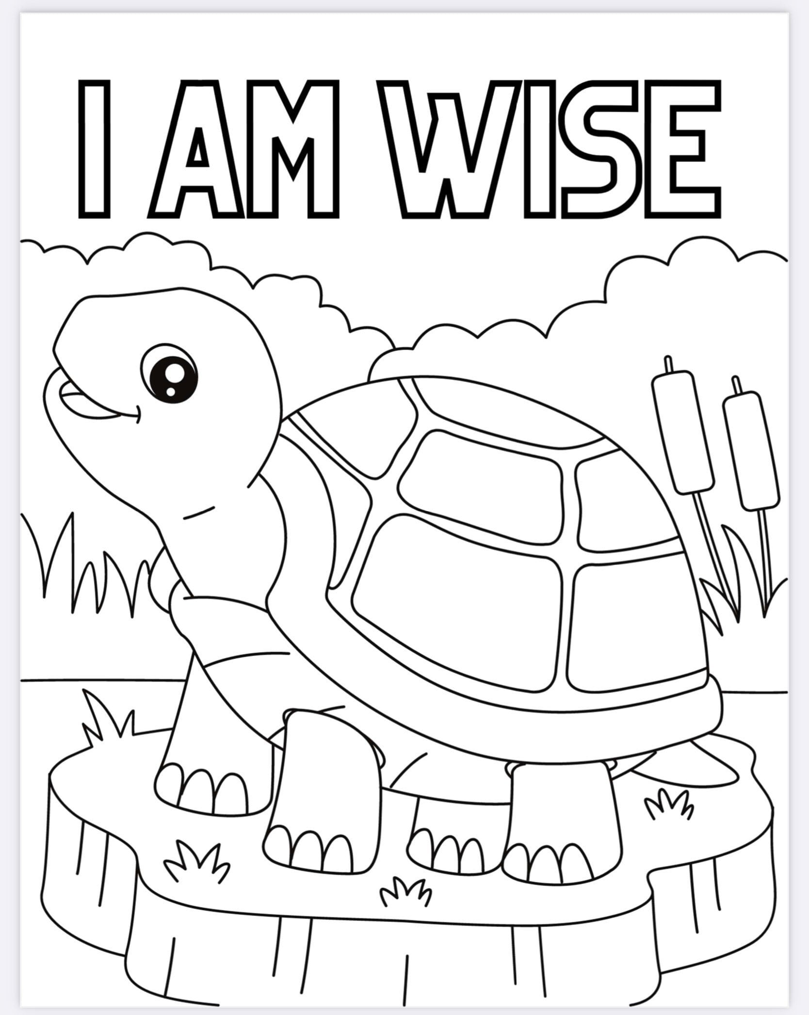 35 Kids Affirmation Color Pages - Etsy