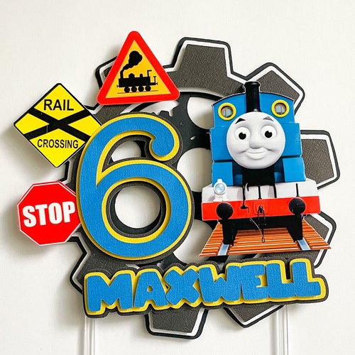 Personalized Thomas the Train Cake Topper Thomas the Train - Etsy