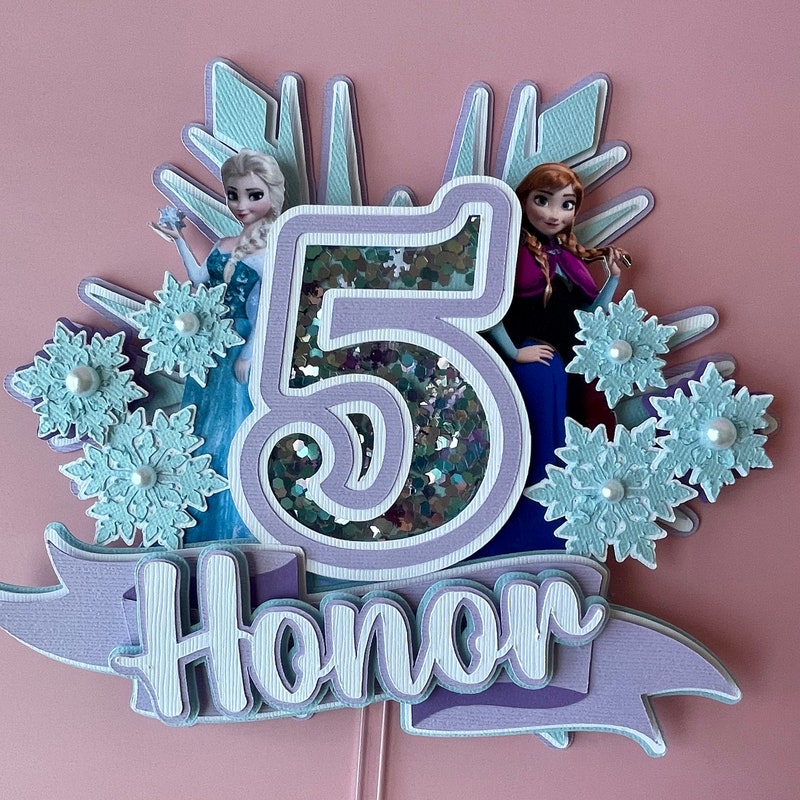 Frozen Cake Topper - Etsy