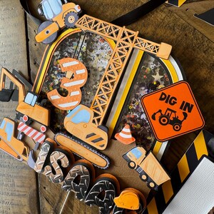 Construction Cake Topper - Etsy
