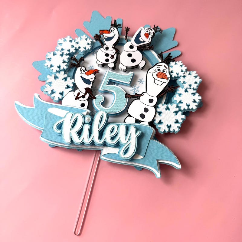 Olaf Cake Topper - Etsy