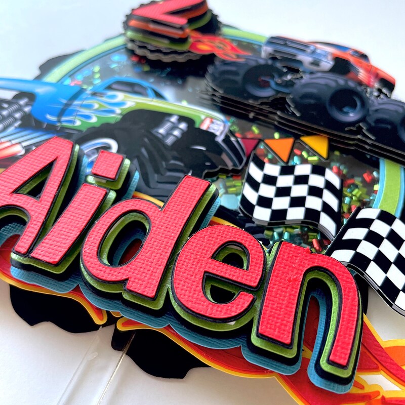 Monster Truck Cake Topper - Etsy